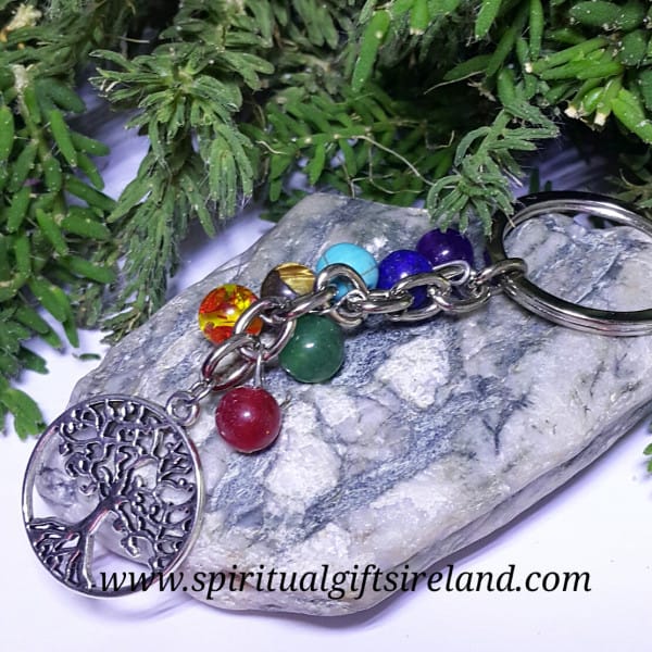 Chakra Keychain Tree Of Life - Spiritual Gifts Ireland