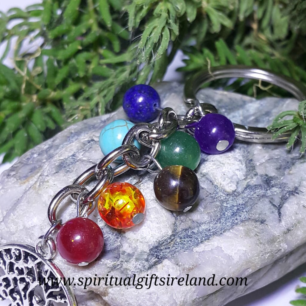 Chakra Keychain Tree Of Life - Spiritual Gifts Ireland