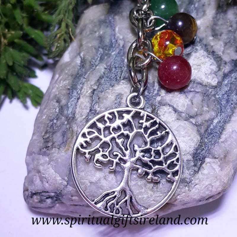 Chakra Keychain Tree Of Life - Spiritual Gifts Ireland