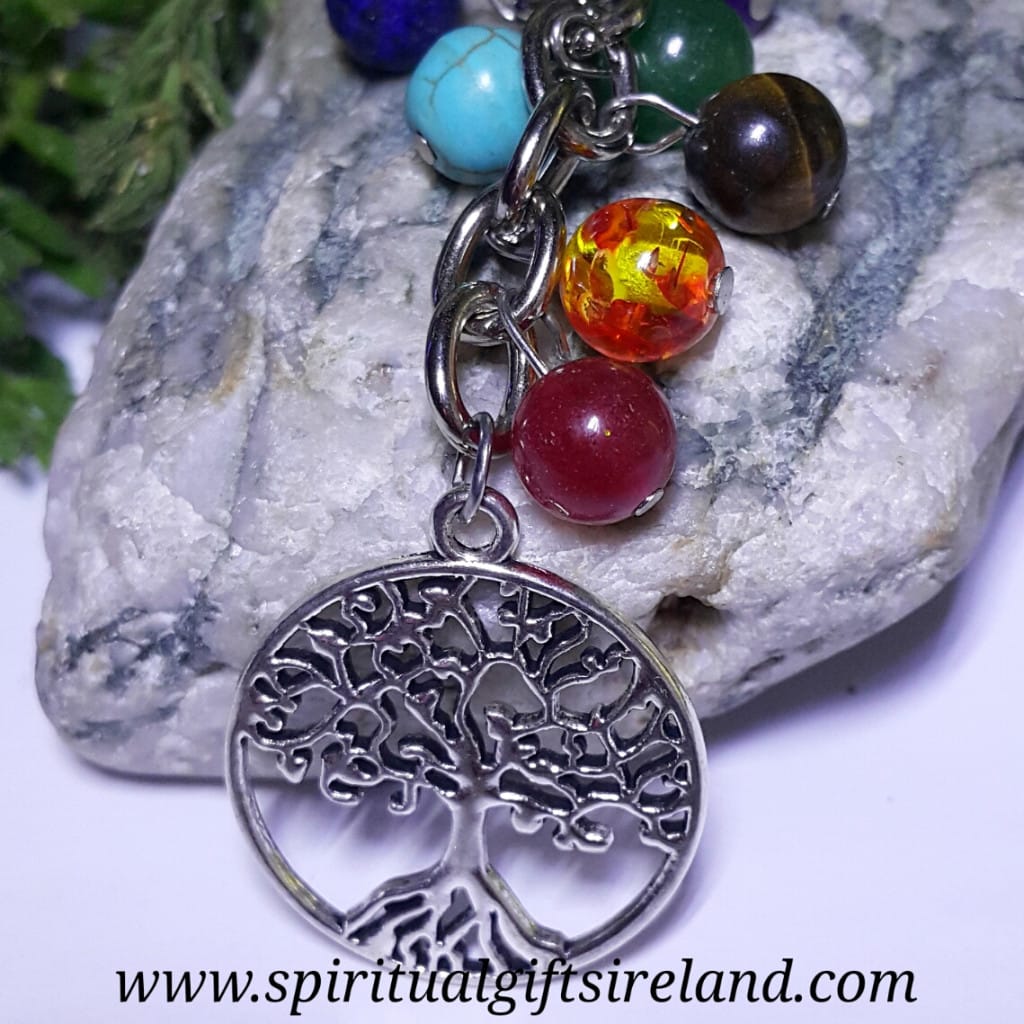 Chakra Keychain Tree Of Life - Spiritual Gifts Ireland